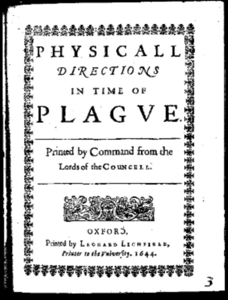 Plagues in Early Modern England – It’s all in the Past…